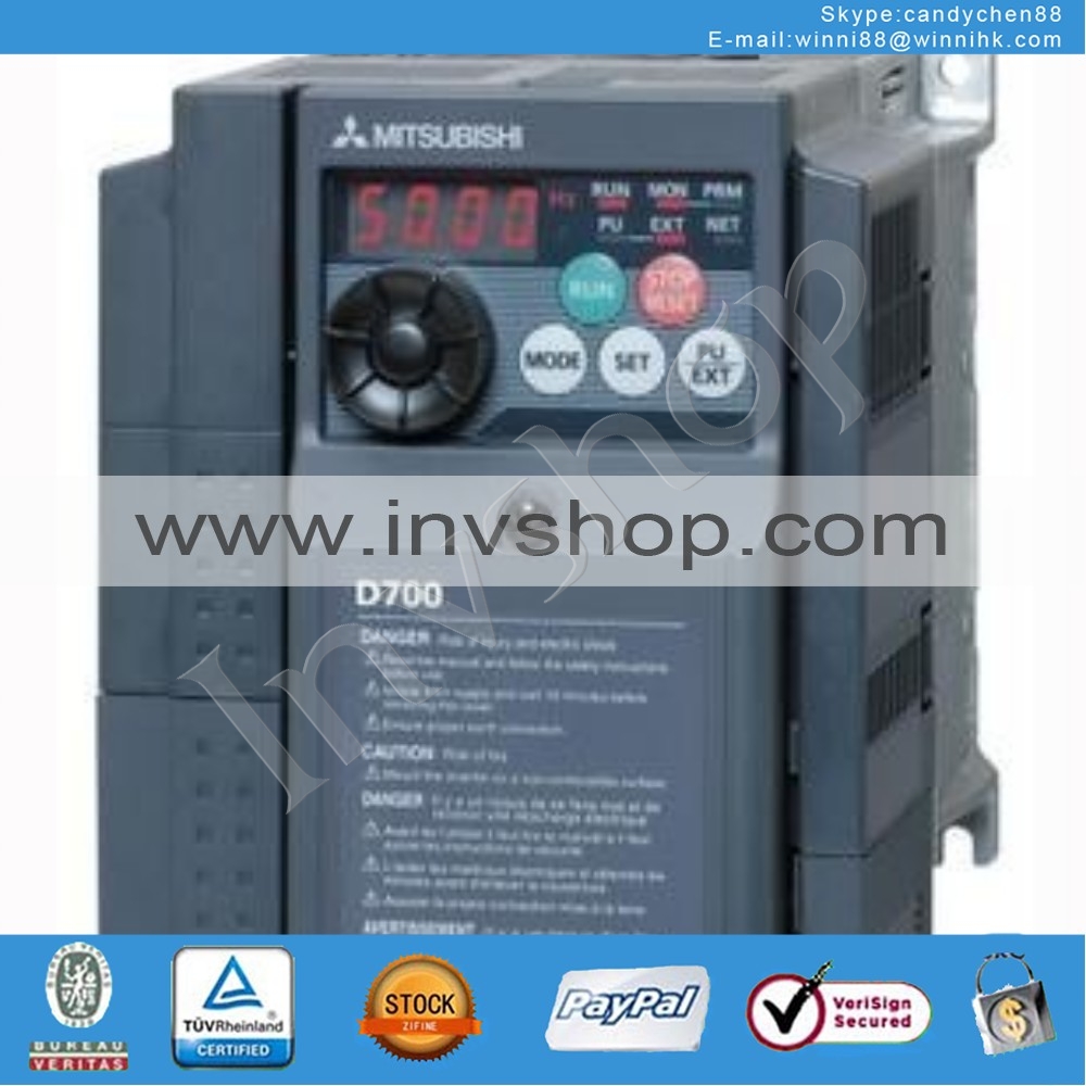 new FR-D720-1.5K VFD Inverter FR-D700 3ph 220V 3ph 200~240V 7A 1.5KW 400Hz