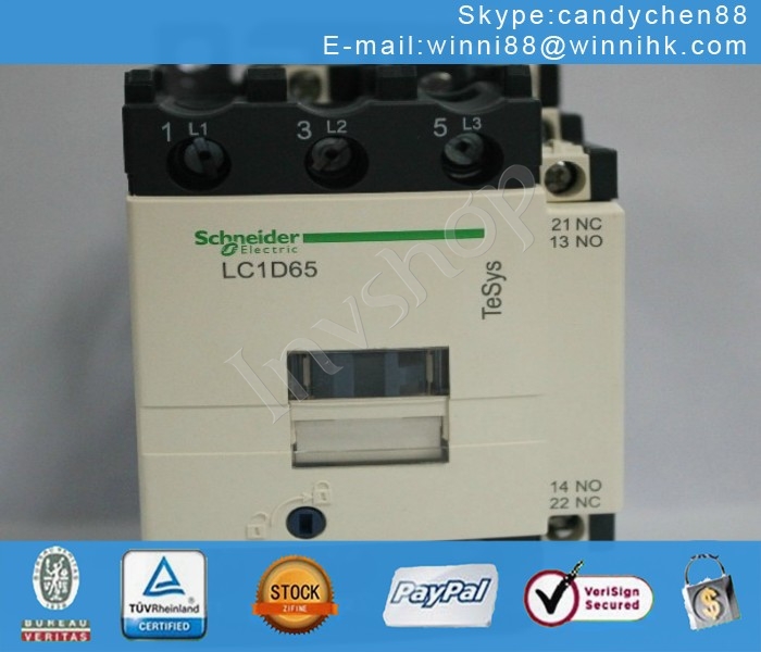 Telemecanique Schneider LC1D65F7 LC1D65F7C New 110VAC